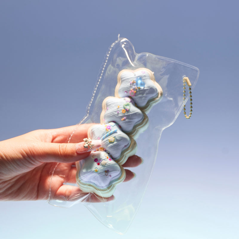 Blue Starry Candy Taba Squishy Squeeze Toy Bag Charm – Squish Bunny